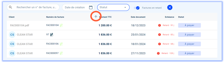 Comment retrouver ou trier des factures – Cegid Devis Factures ...