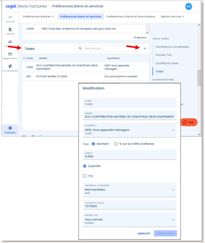 Comment gérer l’éco contribution / éco taxe – Cegid Devis Factures ...
