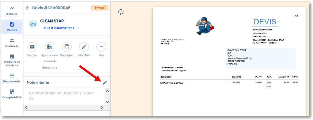 Comment ANNOTER un devis, une commande, un BL, une facture ? – Cegid Devis Factures / Gestion ...