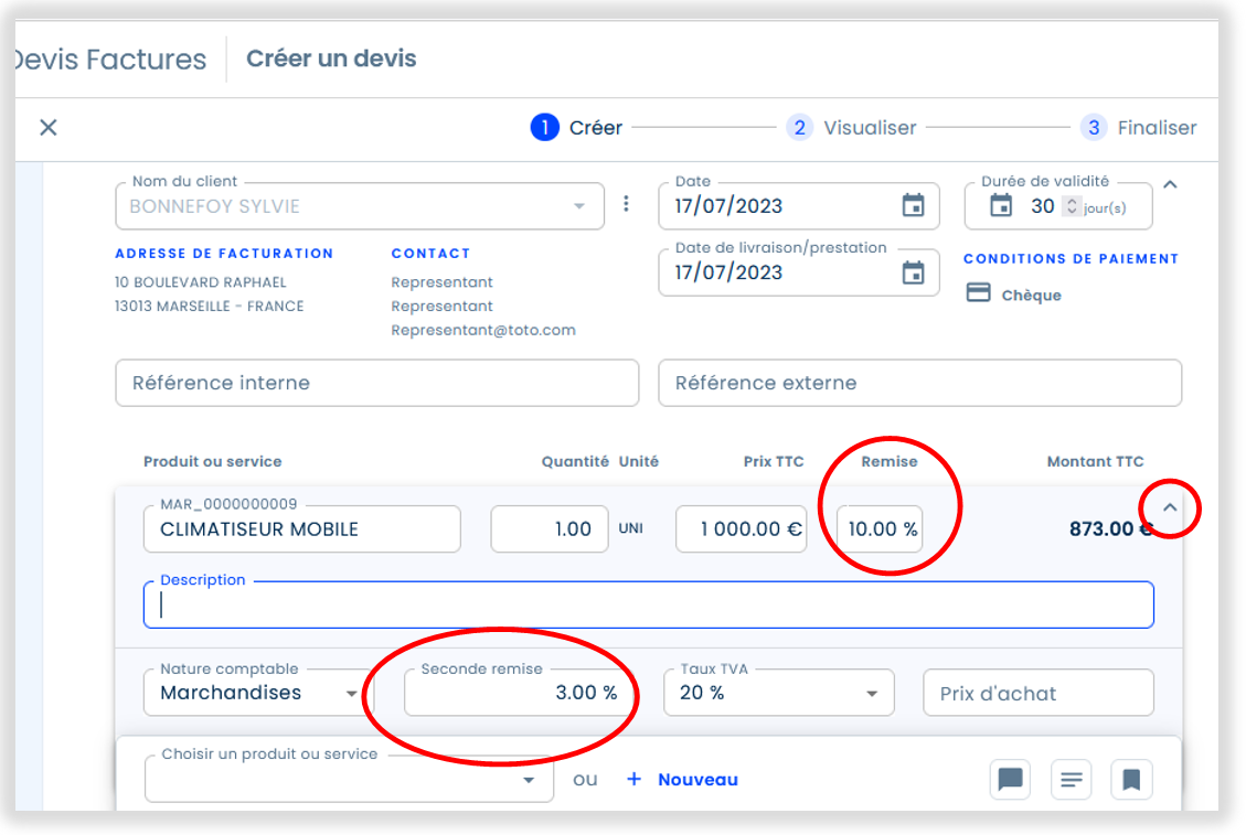 Comment appliquer des remises commerciales – Cegid Devis Factures ...